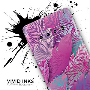 DesignSkinz Spectral Vector Feathers Protective Vinyl Decal Wrap Skin Cover Compatible with The Samsung Galaxy S20 (Screen Trim & Back Glass Skin)