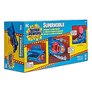 McFarlane Toys, DC Multiverse, 5-inch DC Super Powers Supermobile Action Figure Vehicle Compatible with 5-inch Figures, Collectible DC Retro 1980’s Super Powers Line Figure – Ages 12+