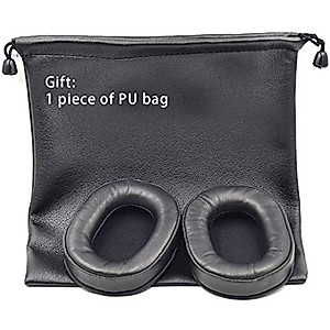 7506 Upgrade Quality Earpads - Genuine Leather Ear Pads Compatible with Sony MDR-7506, MDR-V6, MDR-V7, MDR-CD900ST Headset, Softer Small Sheepskin,High-Density Noise Cancelling Foam,Added Thickness