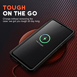 NTG 【𝟮𝟬𝟮𝟮 𝗡𝗲𝘄】 Shockproof Designed for Samsung S20 FE 5G Case, Heavy-Duty Tough Rugged Lightweight Slim Protective Case for Samsung Galaxy S20 FE,Black