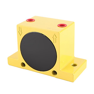 1/4in Pneumatic Vibrator, Silent Air Turbine Vibrator, Industrial Pneumatic Turbine Vibrator Eccentric Rotation Oscillator for Sandblaster Cabinet Vibrating Platforms