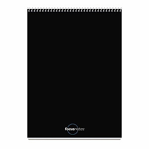 Oxford FocusNotes Writing Tablet, 8-1/2 x 11-3/4 Inches, White, Cornell Rule, 70 Sheets(90221)