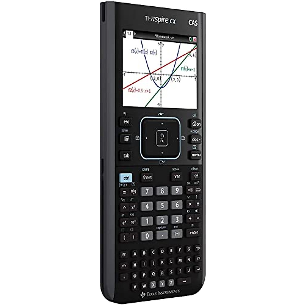Texas Instruments TI Nspire CX CAS Graphing Calculator (Certified Renewed)
