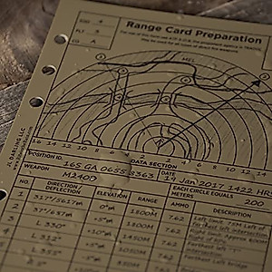 Rite in the Rain All Weather Tactical Reference Card Set, 4 5/8" x 7", Tan Sheets (No. 9200T-R)