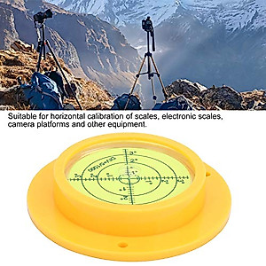 Bubble Spirit Level, 90x17mm Circular Bullseye Level Inclinometers for Phonograph for Turntable