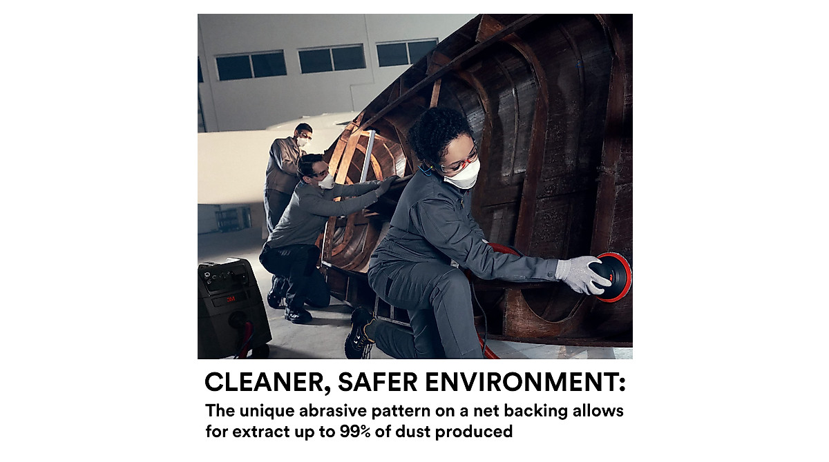 3M Xtract Net Disc 710W - Dust-Free Sanding Discs