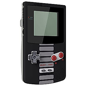 IPS Ready Upgraded eXtremeRate Classics NES Style Replacement Shell Full Housing & Black Screen Lens for Gameboy Color – Fit for GBC OSD IPS & Regular IPS & Standard LCD – Console & IPS Screen Without