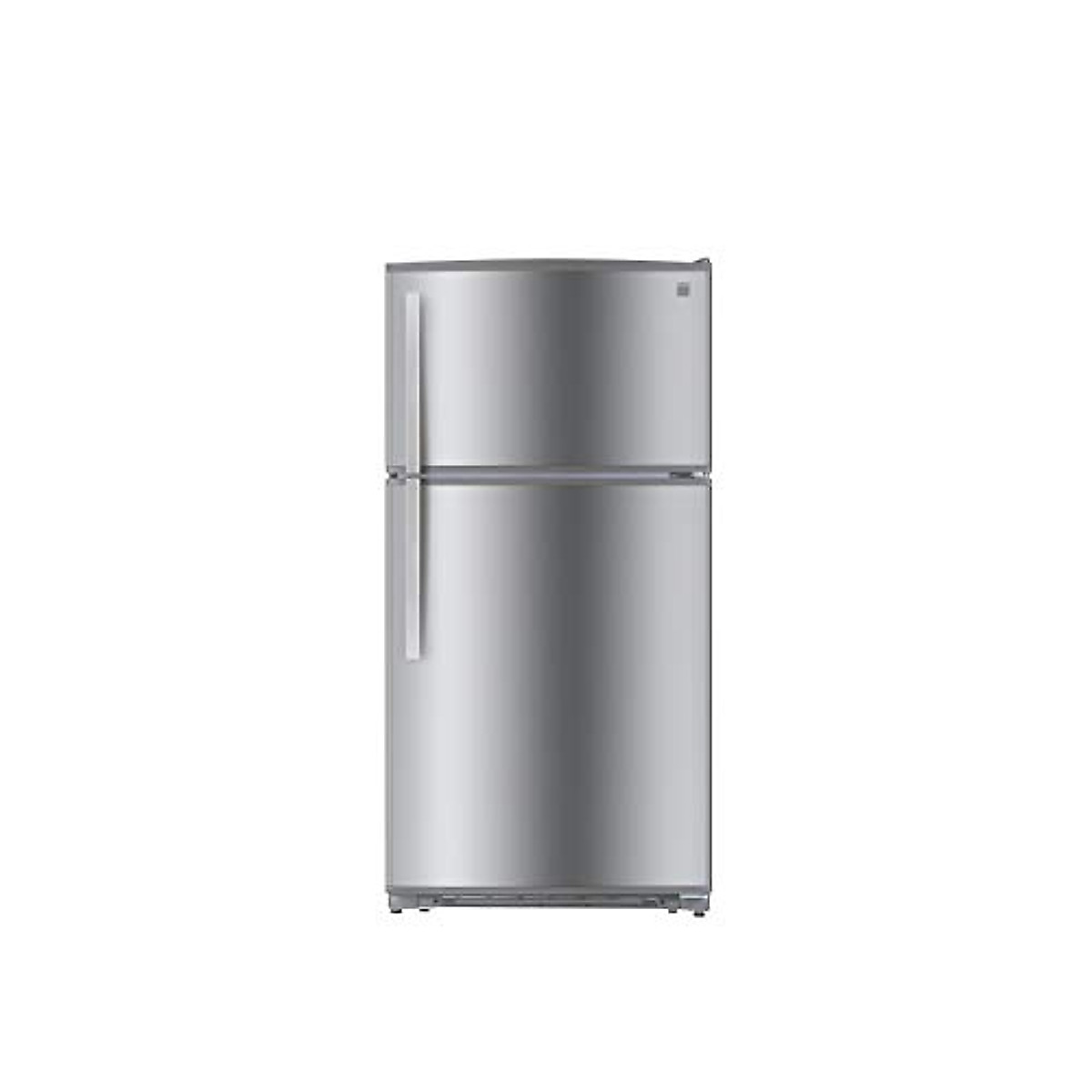 Kenmore Top-Freezer Refrigerator with LED Lighting and 20.8 Cubic Ft. Total Capacity, Stainless Steel