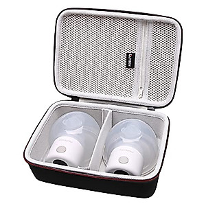 LTGEM Hard Case for 2pcs Momcozy S12 Pro / S12Pro / S9 / Momcousy Wearable Breast Pump Suitable for Storage