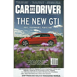 CAR AND DRIVER MAGAZINE, THE NEW GTI AUGUST, 2020