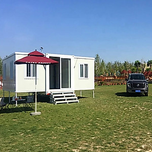 Prefabricated Expandable Trailer Party 20Ft 40ft Container House 2 3 Bedroom Foldable Expandable Tiny Home with Shower