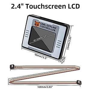 FoxAlien CNC Offline Controller, Offline Control Module with Touchscreen LCD GRBL Control for FoxAlien Masuter 4040, Masuter Pro, WM-3020, 3018-SE CNC Router Engraving Machine
