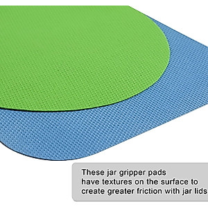 3 pcs Jar Opener Gripper Pads, Rubber Jar Grippers Multi-function Jar Opener for Seniors with Arthritis Weak Hands Kitchen Coasters