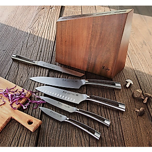 Cangshan N1 Series 59205 6-Piece German Steel Forged Knife Block Set, Oprah's Favorite Things 2017