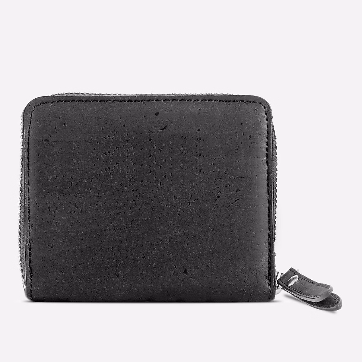 Corkor Cork RFID Square Wallet – Women’s Wallet - RFID Blocking - Vegan Leather – Cruelty Free – Eco Friendly - Black