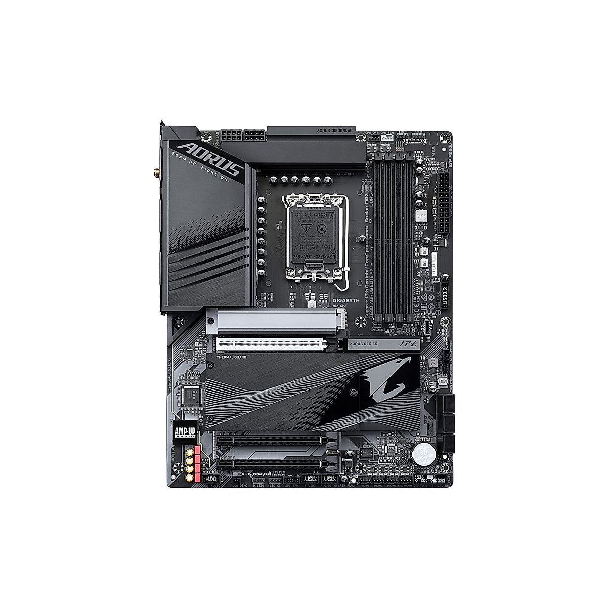 GIGABYTE Z690 AORUS Elite AX (LGA 1700/ Intel Z690/ ATX/ DDR5/ Quad M.2/ PCIe 5.0/ USB 3.2 Gen2X2 Type-C/WiFi 6/2.5GbE LAN/Gaming Motherboard)