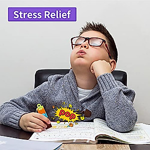 TOANWOD 45 PCS Mini Pop Keychain Fidget Toys Pack, Party Favors for Kids 8-12 Bulk Pop Toy, Sillicone Stress Relief Sensory Toys Goodie Bag Stuffers, Halloween Christmas Stockings Birthday Gifts