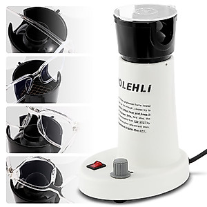 Spolehli Optical Eyeglasses Frame Warmer Eyeglass Frame Heater 122~212℉(50~100℃) Optical Hot Air Frame Heating Adjuster Adjustable Temperature 110v US Plug TR90