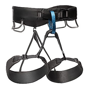 Black Diamond Mens Momentum Rock Climbing Harness, Anthracite, Large