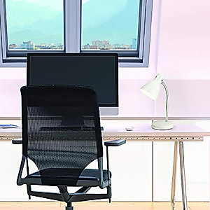 Newhouse Lighting NHDK-OX-WH Oxford Desk, Flexible Goose Neck Table Lamp with 40 Watt LED Bulb Included, White