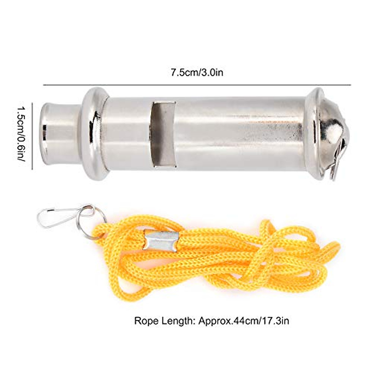 LZKW Pigeons Whistle, Silver Training Whistle, with Lanyard Mini Portable Anti‑Corrosion for Pigeons for Young Pigeons for Bird for Homing Pigeon
