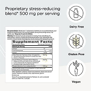 Integrative Therapeutics Cortisol Manager - with Ashwagandha, L-Theanine - Reduces Stress to Support Restful Sleep* - Melatonin-Free Supplement - 90 Count