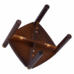 XPSSJMU Kid Chair, Bamboo Chair with Lovely Stylish Innovative Durable Low Dining Chair for Home Garden Courtyard, Easy and Quick to Install, Anti-Collision Rounded Corner Design