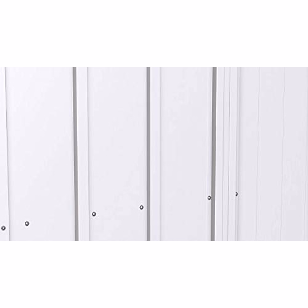 Arrow Classic 8' x 6' Outdoor Padlockable Steel Storage Shed Building, Flute Grey