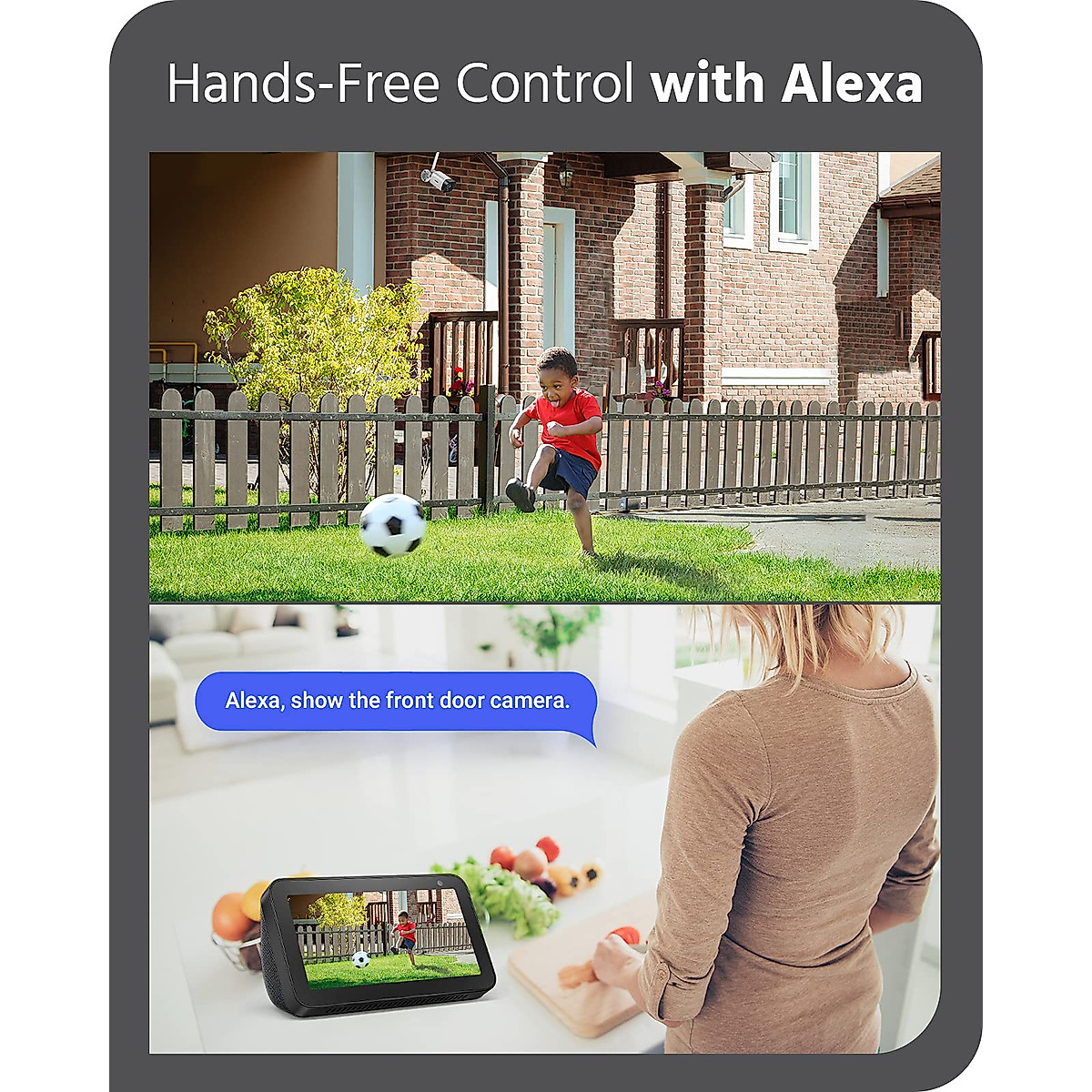 ANNKE [ 2 Pack] 2K Add-On Wi-Fi Outdoor Security Cameras, 3MP Wireless Surveillance IP Cameras with 100ft Night Vision, Compatible with Alexa, IP66 Waterproof, Instant Email Alert