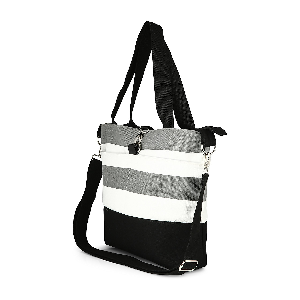 Compact Mommy Tote Bag - Best Designer Ladies Handbag for Toddlers (Also Fits Baby Diapers)