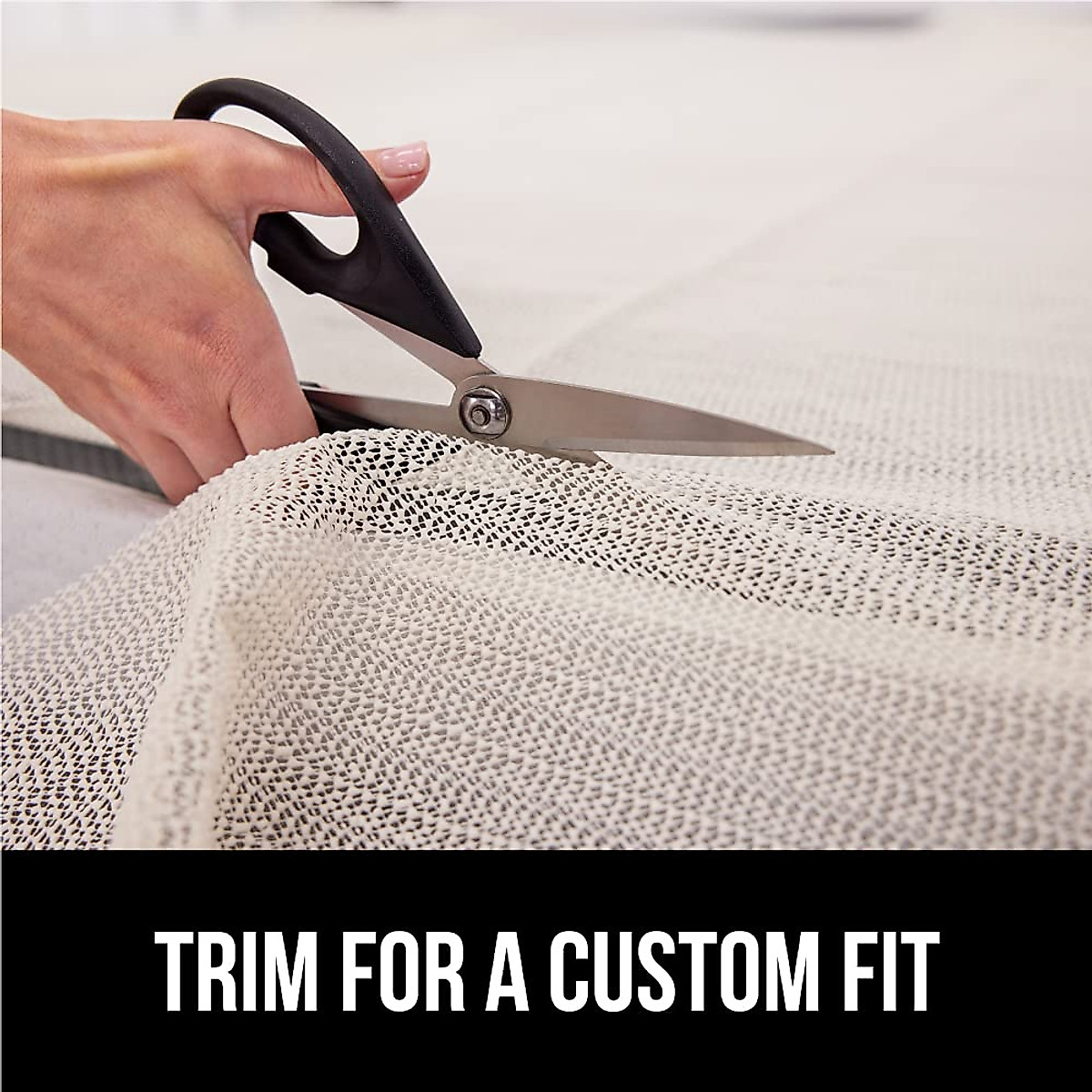 GORILLA GRIP Non Slip Mattress Gripper, Prevents Mattresses from Sliding and Holds Bed in Place, Pad Grips Beds, Sofa, Couch, Chair Cushions and Helps Keep Topper from Slipping, Easy Trim Pads