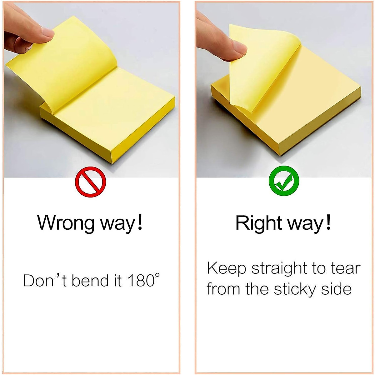 Sticky Notes 3x3 Inches Bulk 28 Pack 2800 Sheets Colored Self-Stick Pads, 100 Sheets/Pad, 4 Bright Colors (Yellow, Green, Pink, Blue) for Office Supplies, School, Home