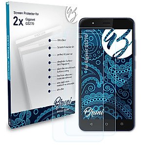 Bruni Screen Protector compatible with Gigaset GS270 Protector Film, crystal clear Protective Film (2X)
