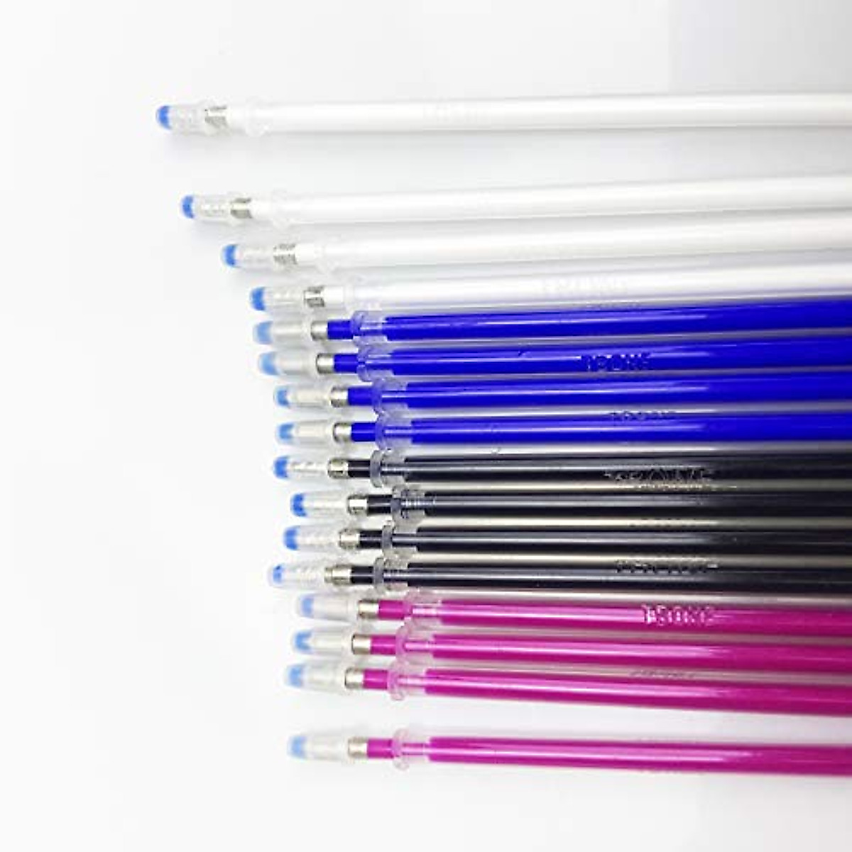 4 Piece Set,Heat Erasable Fabric Marking Pens with 16 Refills,4 Colors Heat Erasable Pens for Quilting, Sewing and Dressmaking