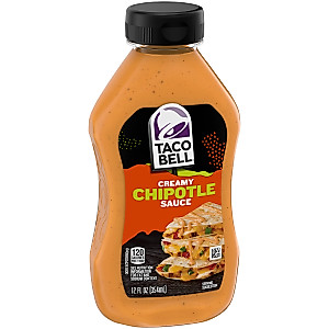 Taco Bell Chipotle Creamy Sauce, 12 fl oz (Pack of 8)