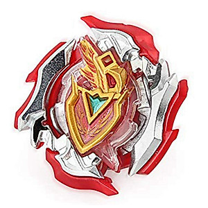 Bey Battle Burst Blade Evolution Turbo B-105 Booster Zet Achilles.11.Xt Red Sparking Left & Right Launcher Handle Grip Starter Set Gaming Battling Top God Bay Lr Bey launcher Spinning Toy Gift for Boy