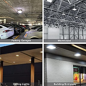 Commercial Lighting Technologies CLT 60W Waterproof IP65 LED Outdoor Canopy Garage Light 4000K