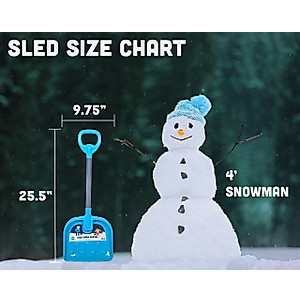 Avalanche Brands | Children's Snow Shovel | Ice Blue | Safe for All Ages