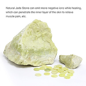 UTK 31 by 21 Inches Jade Stone Far Infrared Heating Pad for Back, Abdomen, and Leg Pain Relief with Smart Remote Controller and Carry Bag