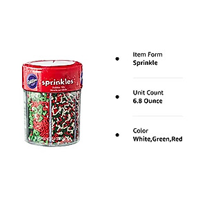Wilton Holiday Mix 6 cell Sprinkles