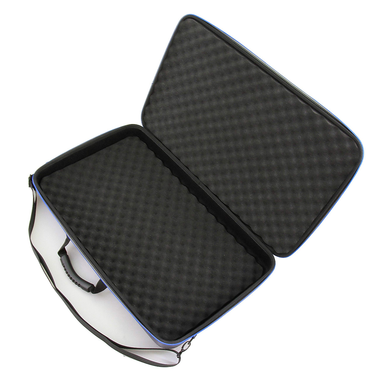 CASEMATIX DJ Controller Case Compatible with Pioneer DJ Controller DDJ-SR, SR2, REV1, DDJ-REV1, FLX4, Denon MC4000, Numark NVII, Mixtrack Pro3, NV Platinum With Adjustable Shoulder Strap