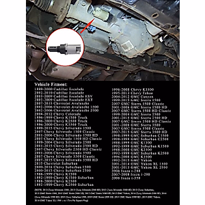 600-101 4WD Front Four Wheel Drive Actuator Fits for Chevy Silverado Avalanche K1500 K2500 K3500 GMC Canyon Yukon Cadillac Escalade Isuzu i-350 1988-2015 Replace# 26060073 8260600730