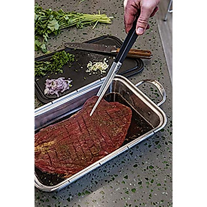 Char-Broil 8586712R06 Culinary Tweezer Tongs, Silver