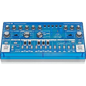 Behringer TD-3-BB Analog Bass Line Synthesizer with VCO/VCF, Baby Blue