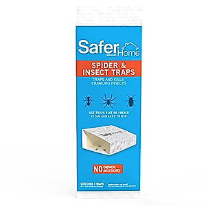 Safer Brand 4 Safer Home SH400 Indoor Spider, Ant, Cockroach, Centipede, and Crawling Insect Traps, Blue