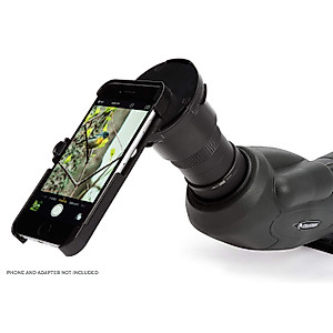 Celestron – TrailSeeker 80mm Angled Spotting Scope – Fully Multi-Coated XLT Optics – 20-60x Zoom Eyepiece – Waterproof & Fogproof – Rubber Armored