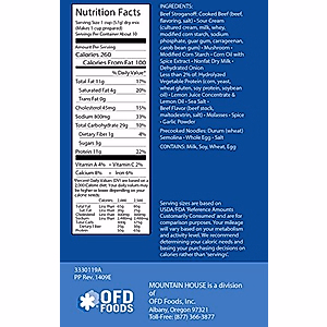 Mountain House Beef Stroganoff #10 Can - 6 Pack