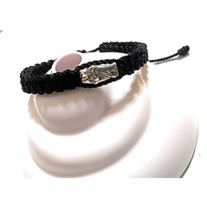 Chavarrieta Black Saint Jude Thaddeus Thread Bracelet Pulsera Roja de hilo de San Judas Tadeo