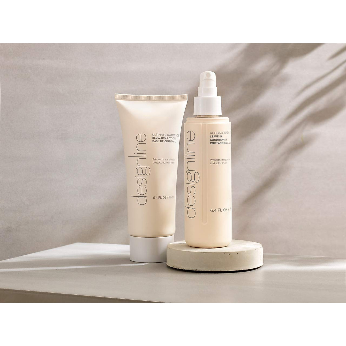 DESIGNLINE Ultimate Radiance Leave-In Conditioning Styler, 6.4 oz - Regis Deep Conditioner Treatment that Reconstructs Damaged Hair and Repairs Split Ends (6.4 oz)