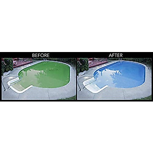 Rx Clear Spring Start-Up Kit | Chemicals for Opening Swimming Pools | Above or Inground | for Pools Up to 7,500 Gallons | Includes Shock, Algaecide, Stabilizer/Conditioner and Test Strips